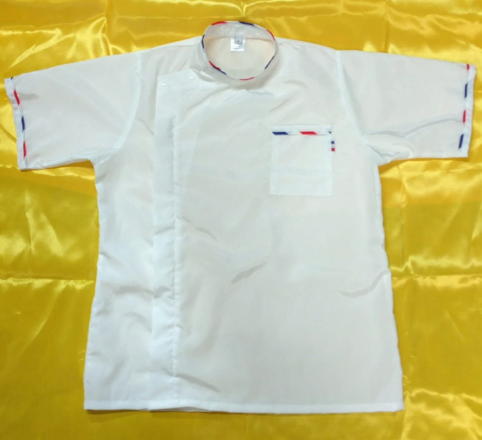 Retro Barber Smock With Barber Pole Trim Color Vintage Barber Smock ...