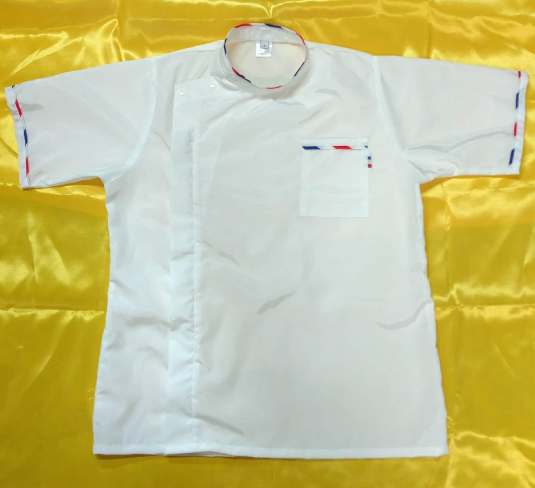 Retro Barber Smock With Barber Pole Trim Color Vintage - Etsy