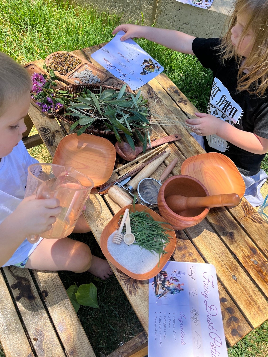Children’s Mud Kitchen Potion Cards PRINTABLE- Garden Witches Potion ...