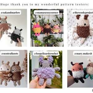 Banksy and Mothew - NO SEW - Bug - Amigurumi - Crochet Pattern - Market ...