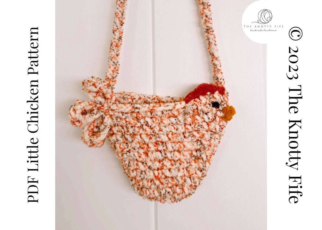 Little Chicken Bag Pattern - Crossbody - Purse - Crochet - Toddler ...