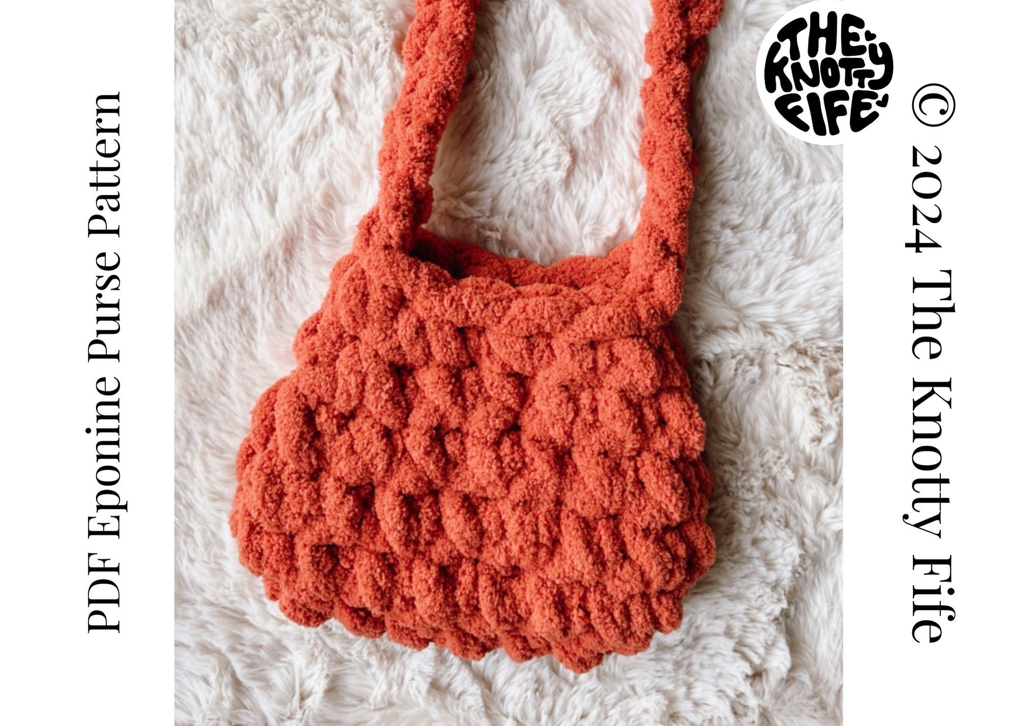 Eponine Purse - PDF Crochet Pattern - Chunky Purse - Jumbo Yarn - Bag ...