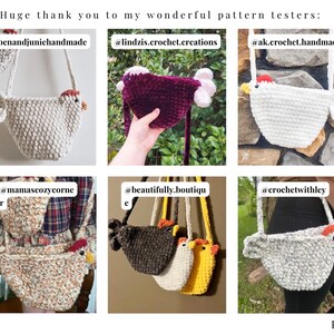Mama Chicken Bag Pattern - Crossbody - Purse - Crochet - Etsy