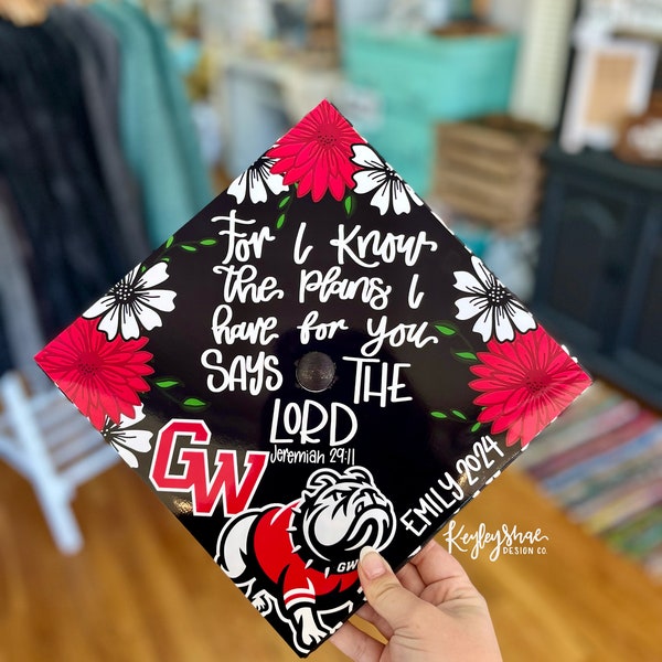 Bible Verse Grad Cap - Etsy