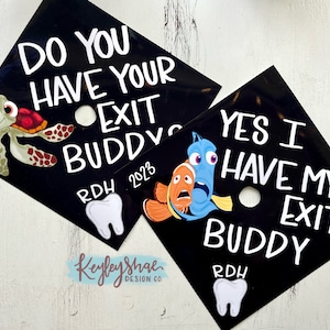 Graduation Cap Topper - Nemo - Dory - Matching - Twins - Customizable ...