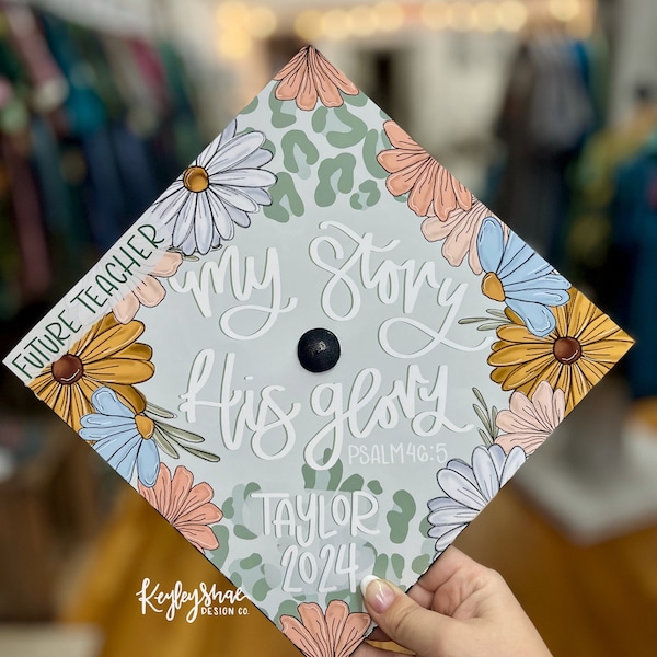 Bible Verse Grad Cap - Etsy