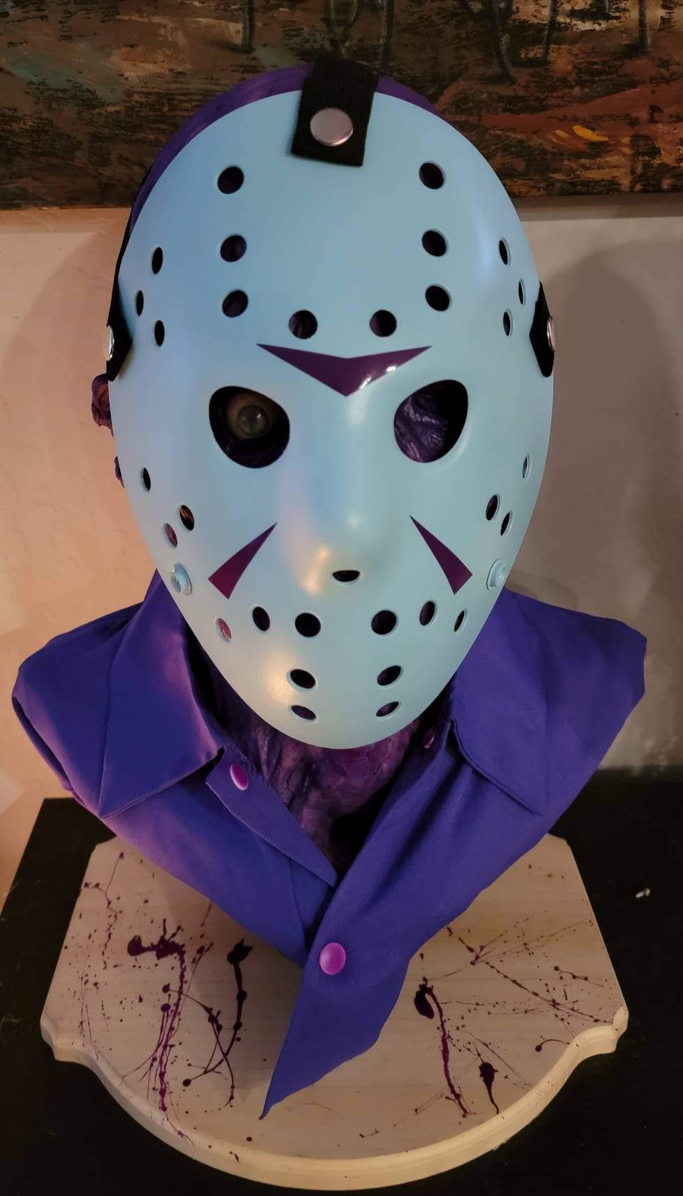 8 bit jason inspired friday the 13th xl collectors bust Figurines Art ...