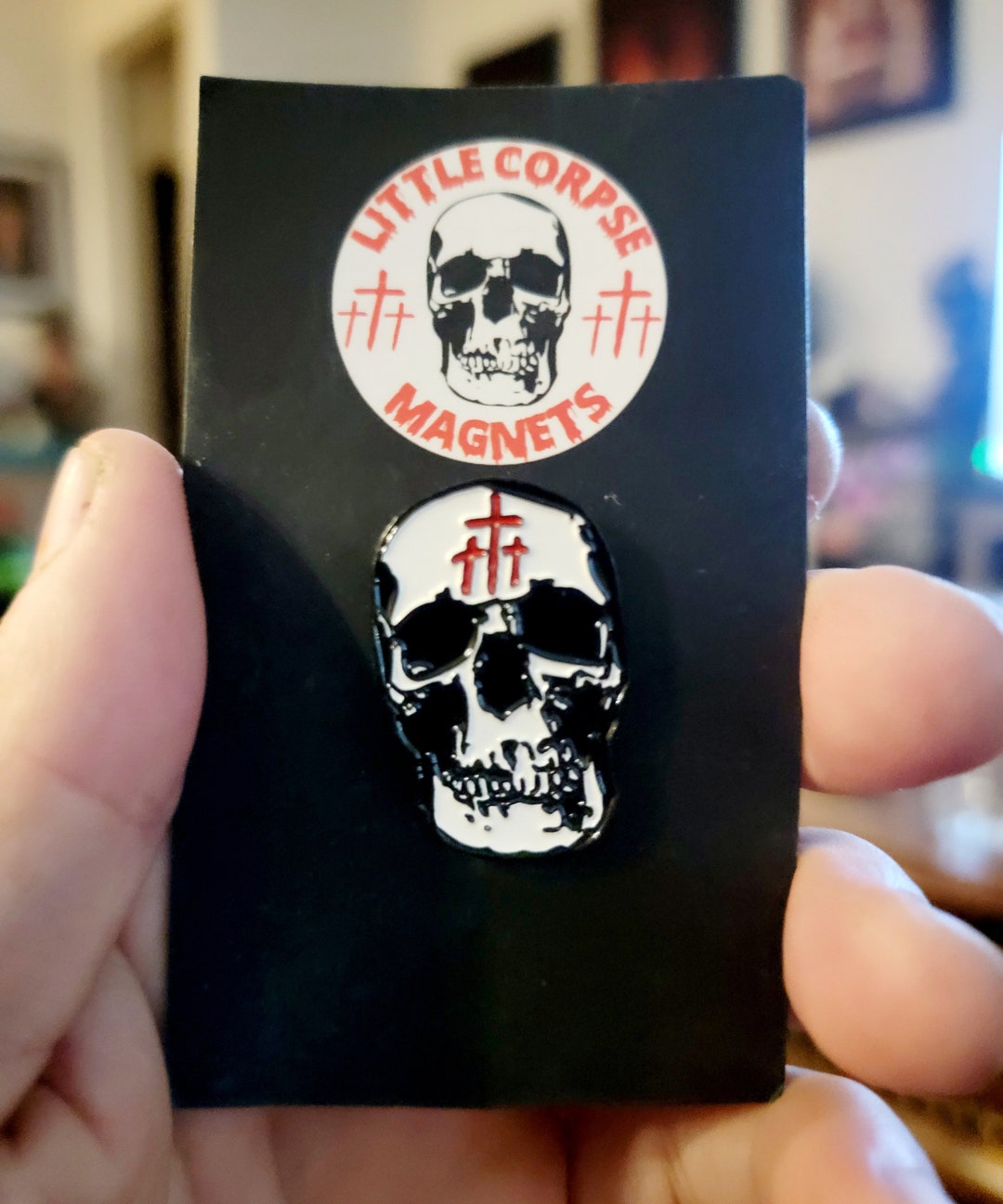 1.5 Inch Die Cast Pin With Rubber Backing and Card Stock - Etsy