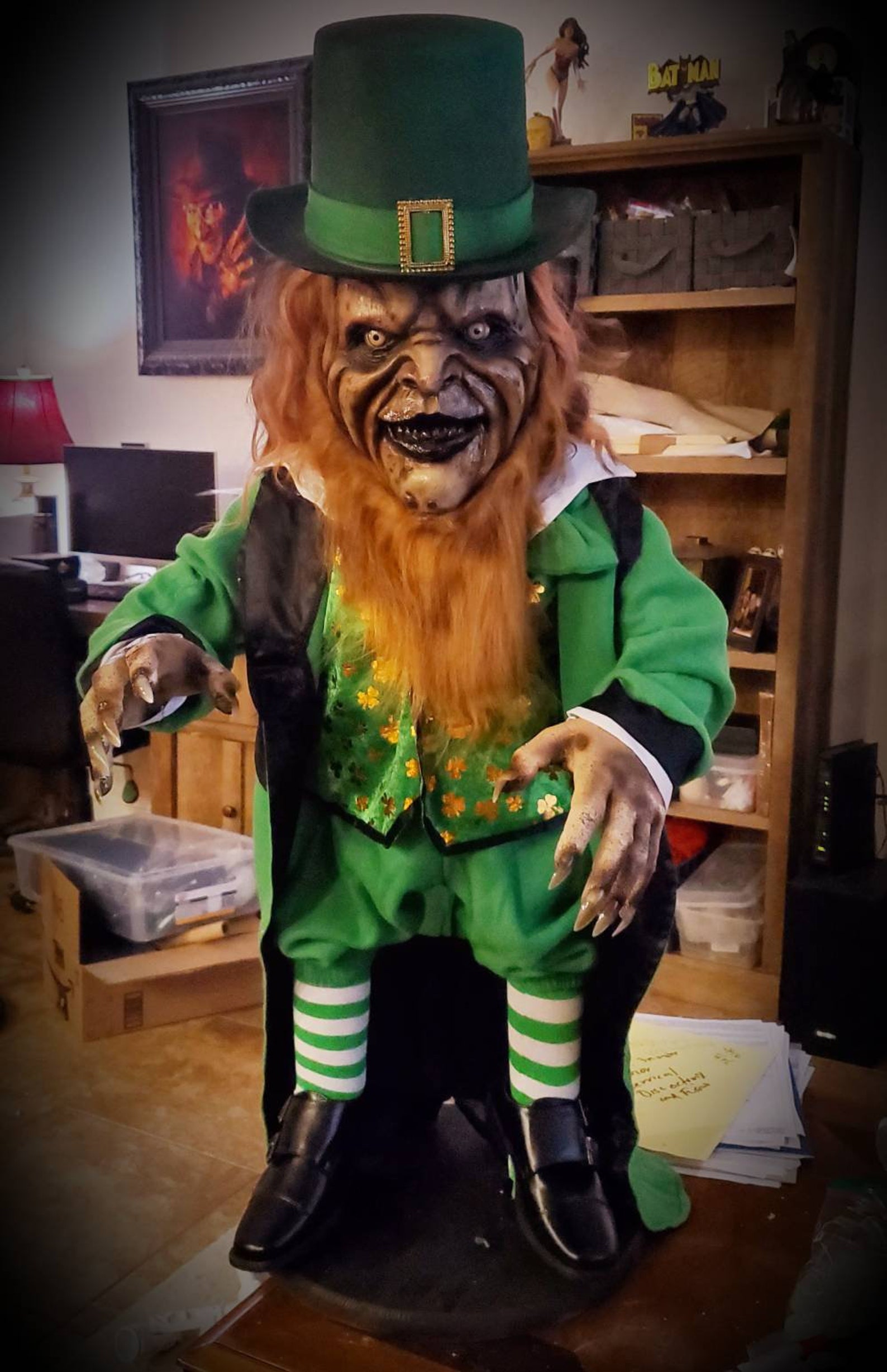 Leprechaun Inspired Free Standing Prop Four Foot Tall With Hat - Etsy
