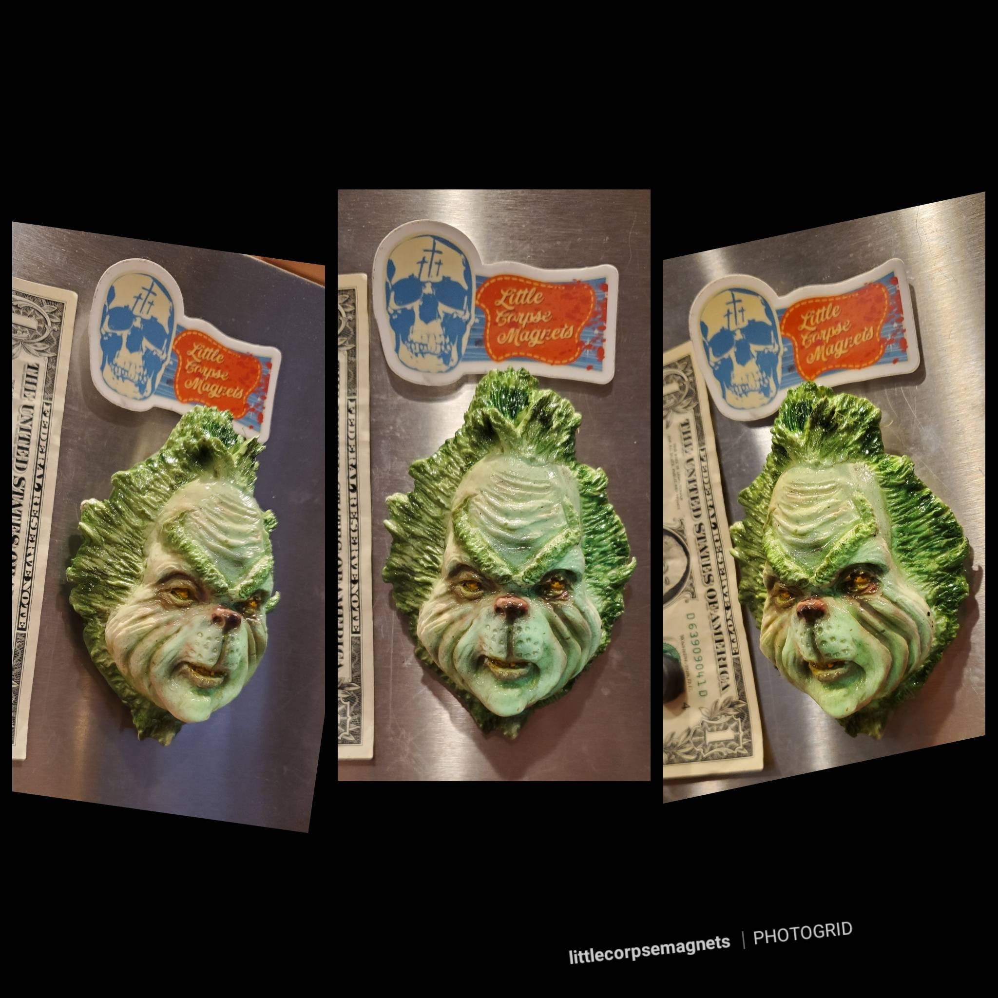 The grinch who stole Christmas large resin inspired | Etsy