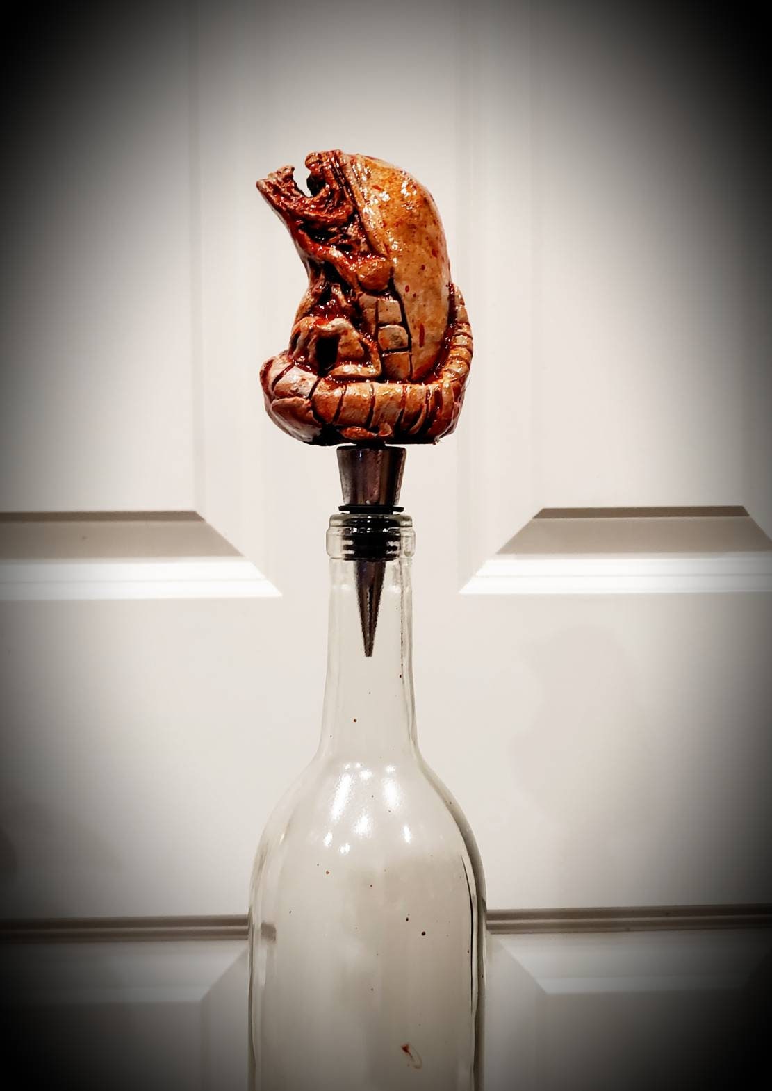 Alien Movie Xenomorph Chest Popper Inspired Bloody Wine Topper - Etsy ...