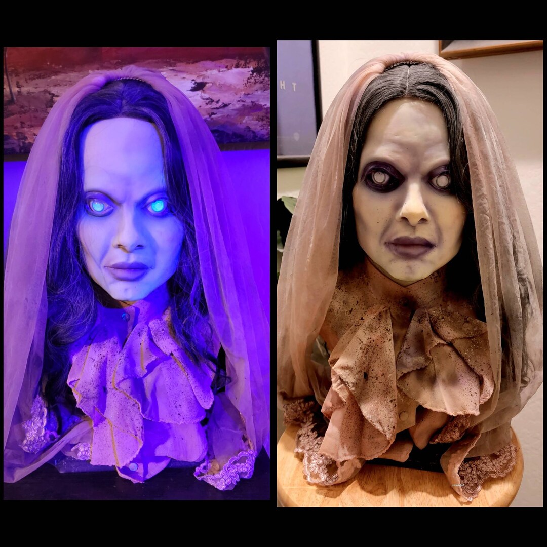 UV Active **new for 2022**ghost Bride Full Size Halloween Collectible ...