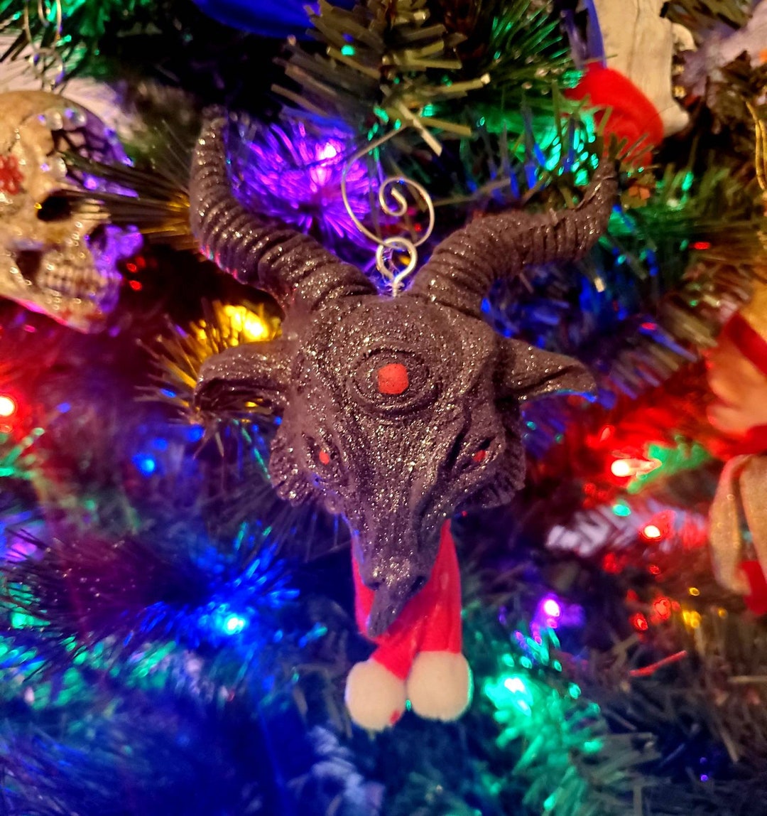 Baphomet Black Philip Inspired Christmas Tree Ornament - Etsy