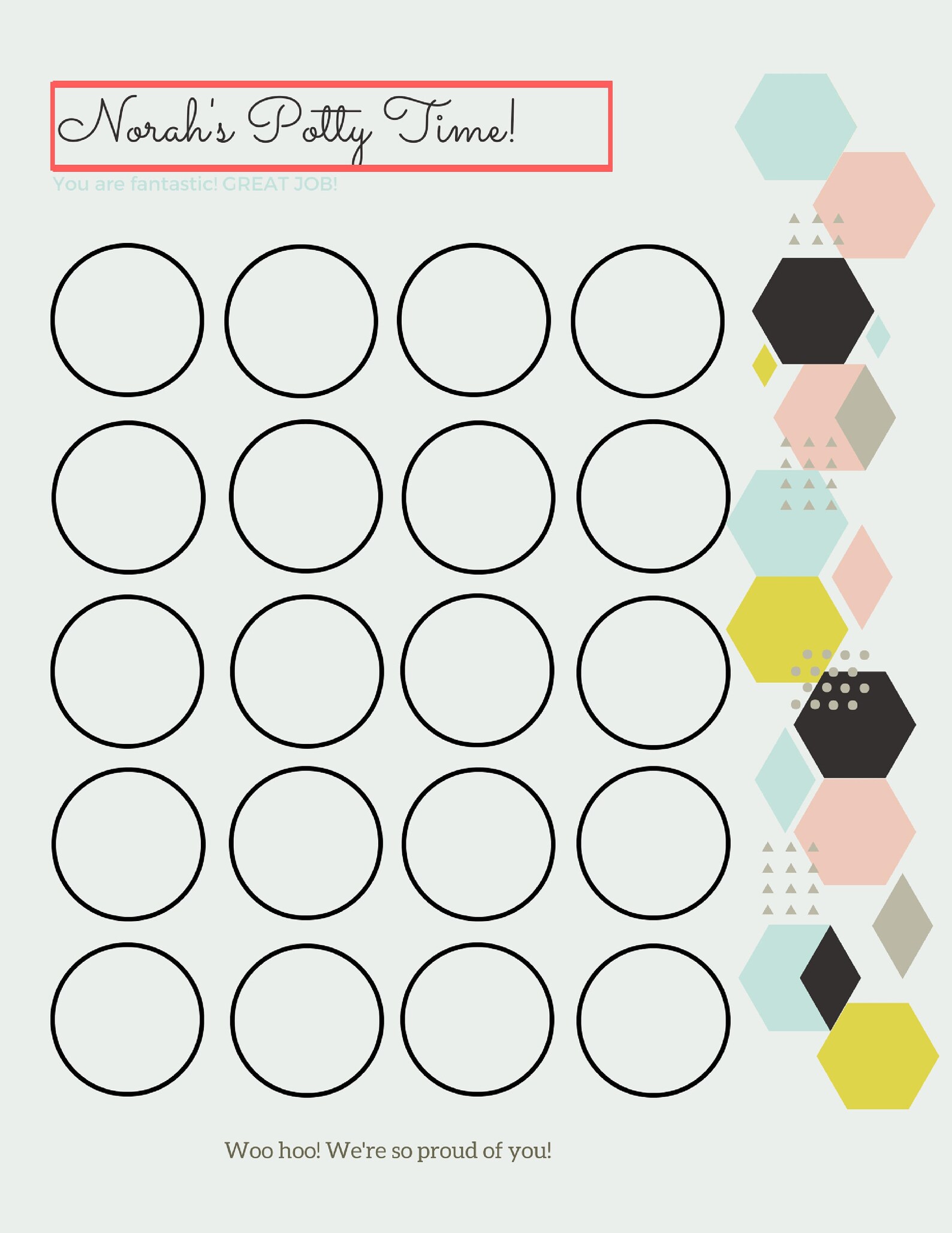 Editable Potty Chart / Potty Training Printable / Digital Print / Fun ...