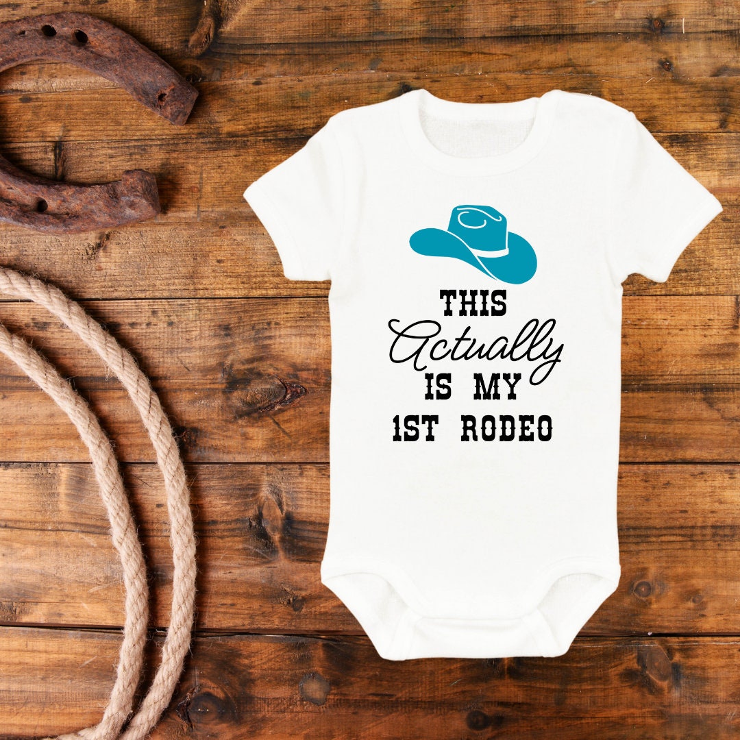 This Actually is My 1st Rodeo With Cowboy Hat SVG & PNG Digital File - Etsy
