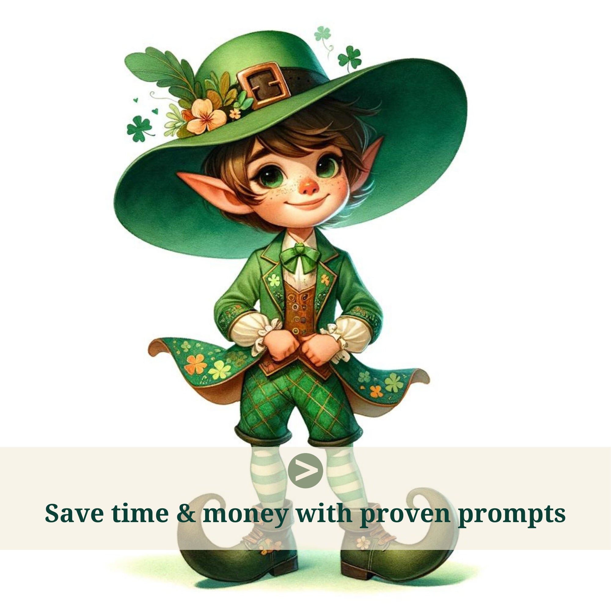 Ai-generated Elves Clipart, Enchanting Watercolor Elves Illustrations ...