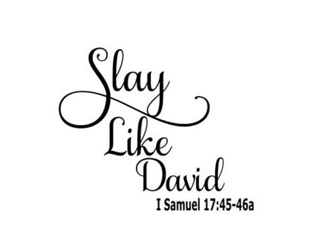 Slay Like David Svg - Etsy