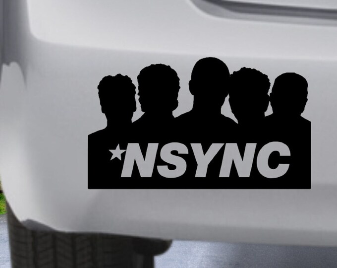 NSYNC Inspired Group Decal, Custom NSYNC Decal, NSYNC Bumper Sticker ...
