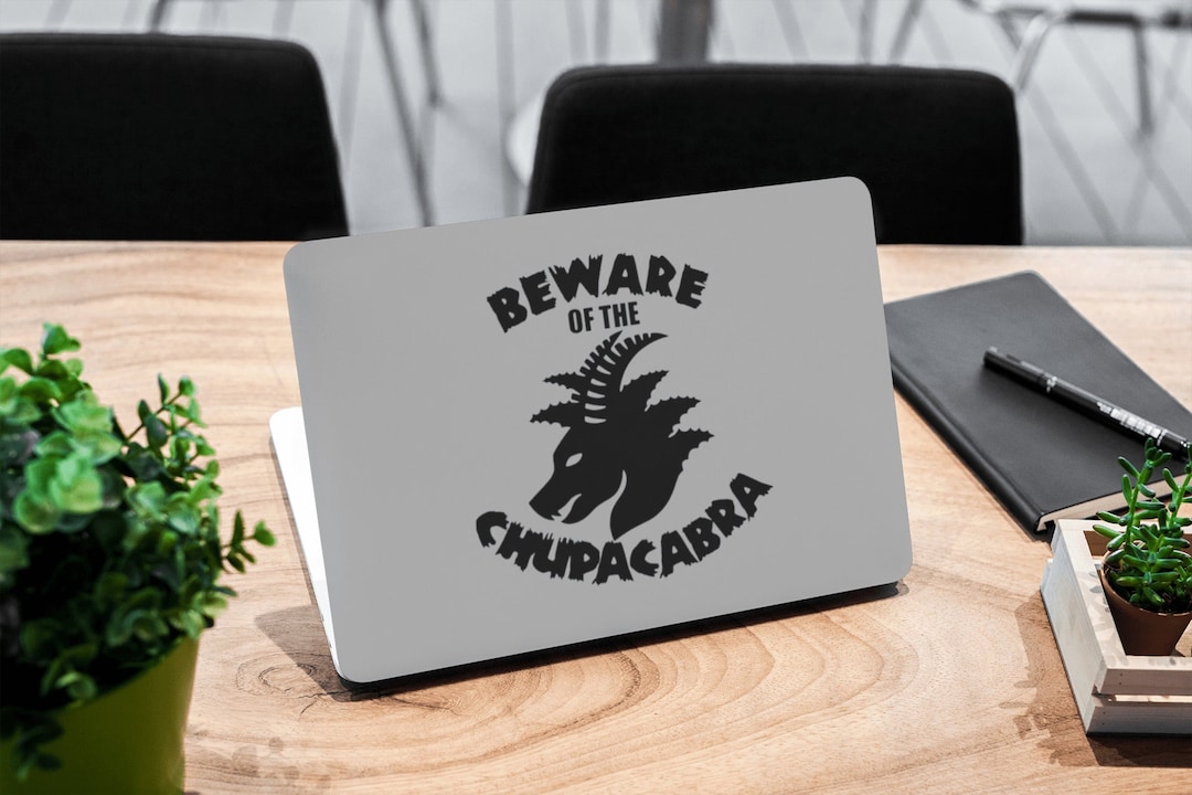 Beware of the Chupacabra Vinyl Decal, Chupacabra Bumper Sticker ...