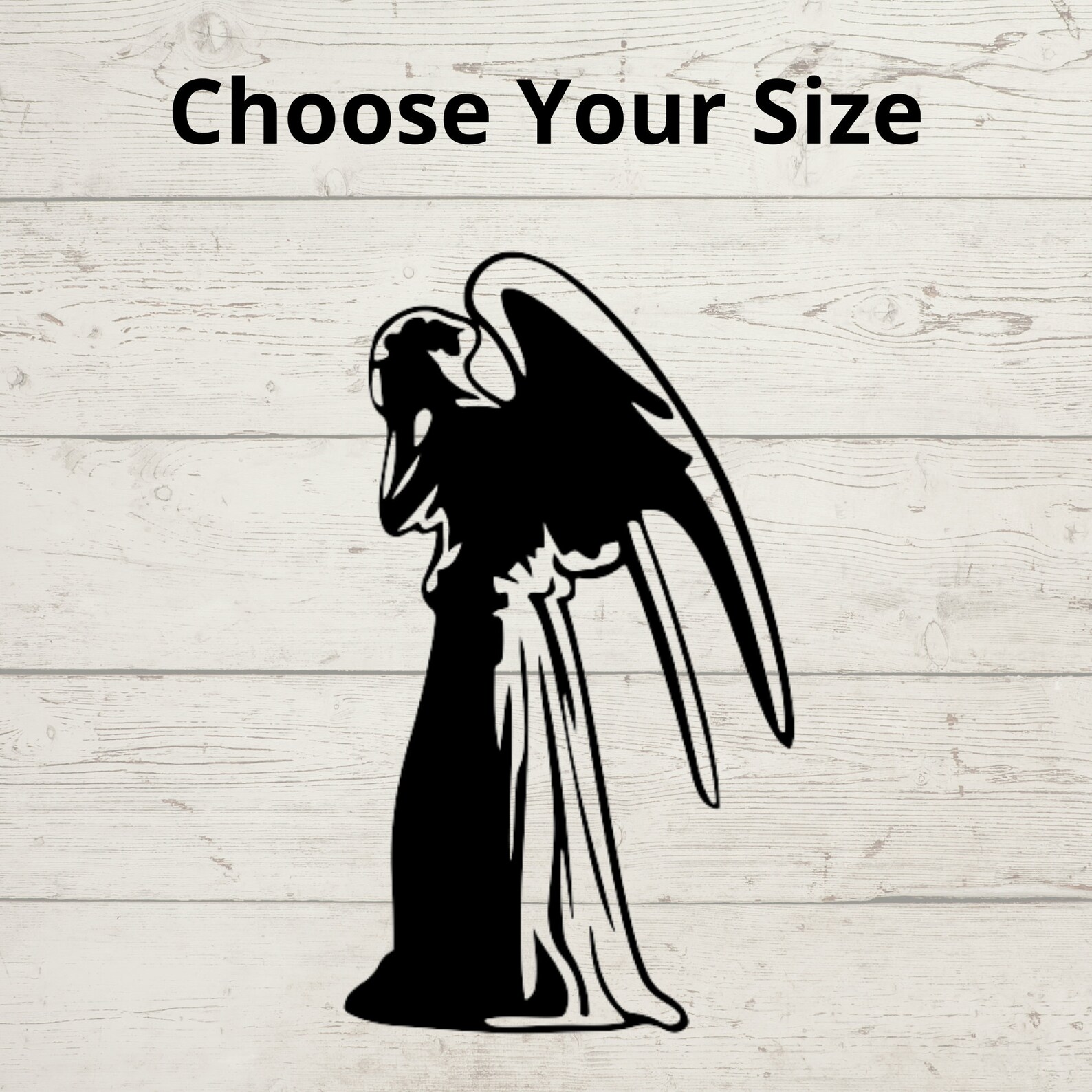Weeping Angel Inspired Vinyl Decal Choose Your Own Size | Etsy