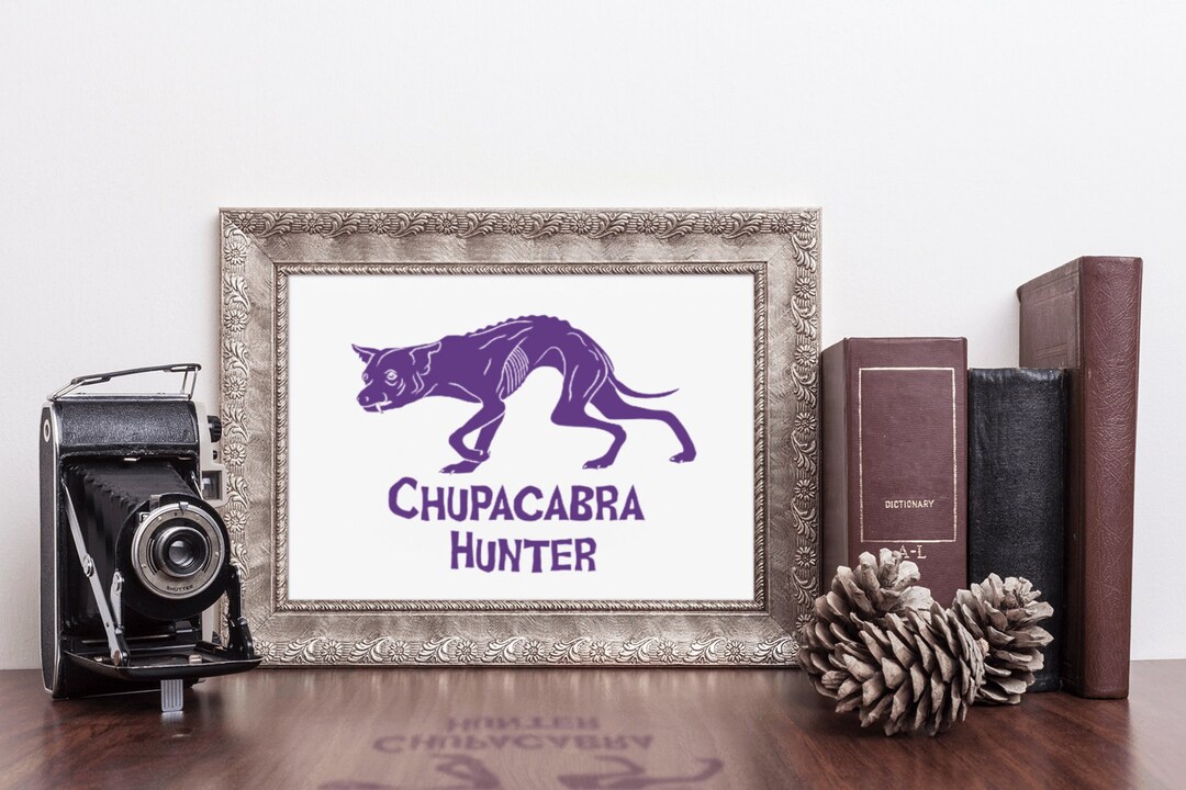 Chupacabra Hunter Vinyl Decal, Chupacabra Bumper Sticker, Chupacabra Laptop Decal, Cryptozoology ...