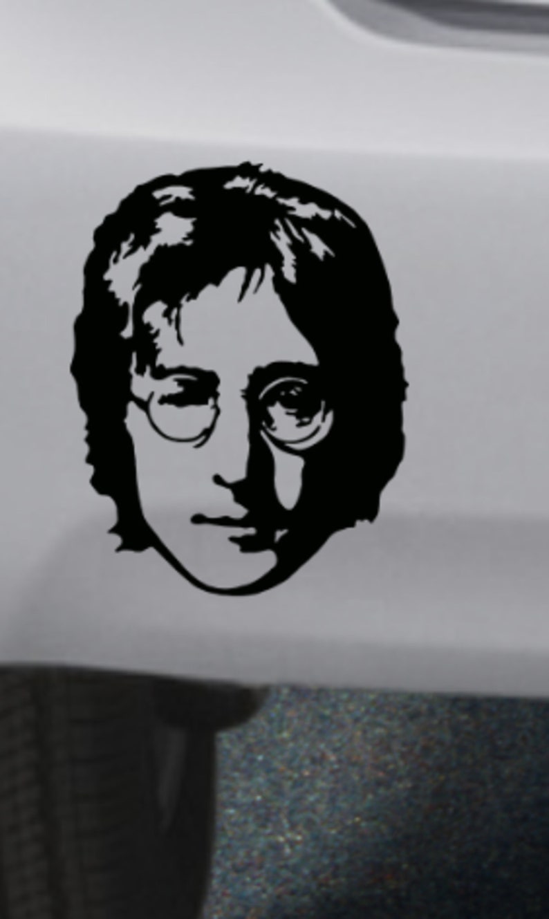 John Lennon Inspired Decal Beatles Custom Decal Choose Your - Etsy