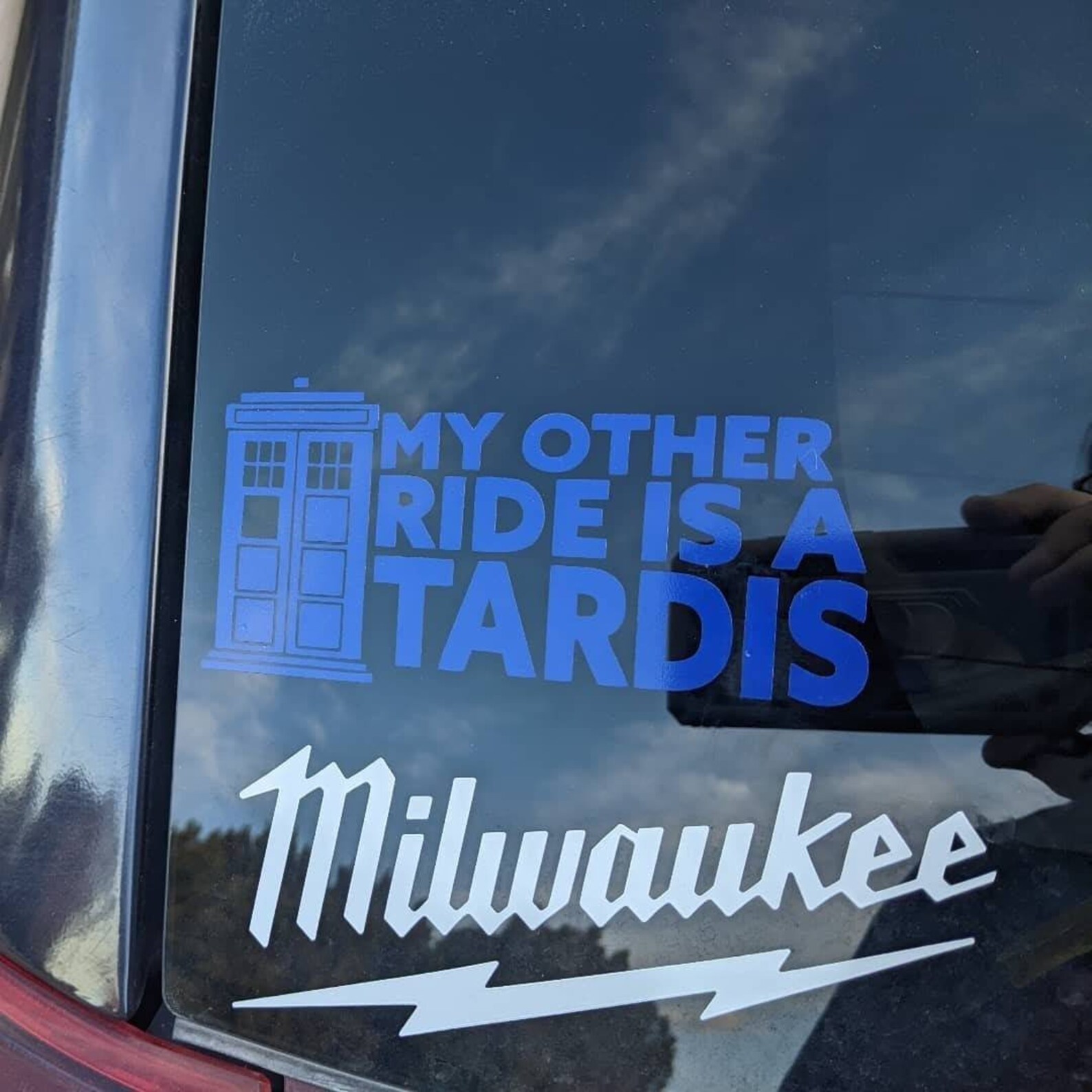 My Other Ride is A Tardis Vinyl Decal Tardis Bumper Sticker - Etsy