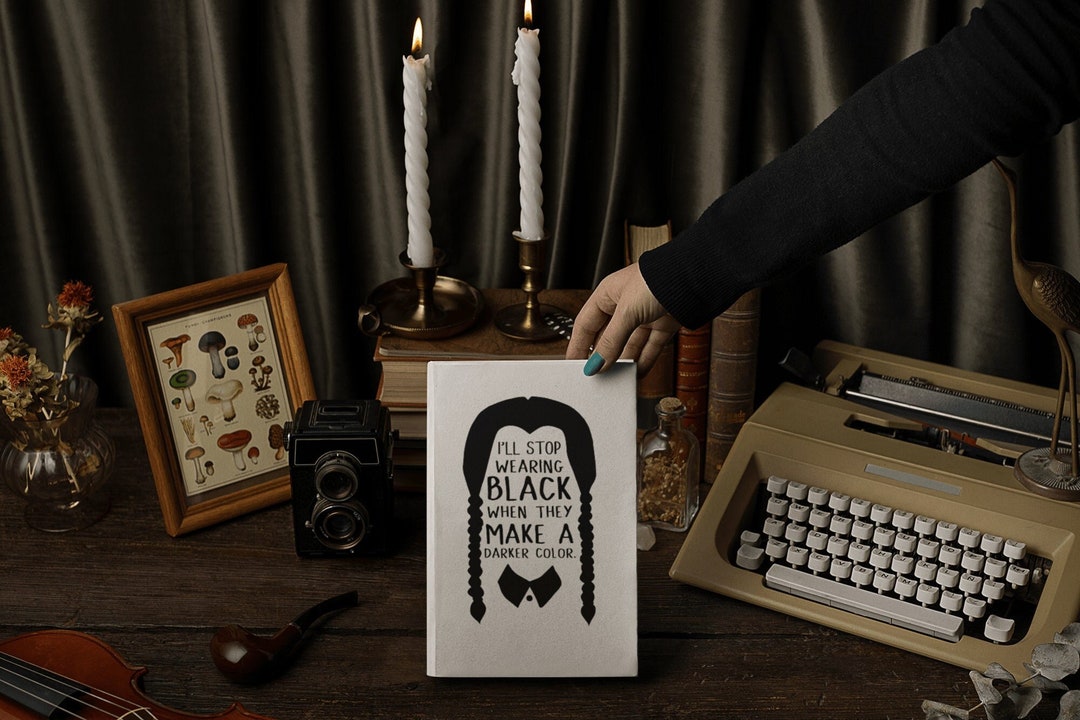 Wednesday Addams Inspired Vinyl Decal, I'll Stop Wearing Black When ...