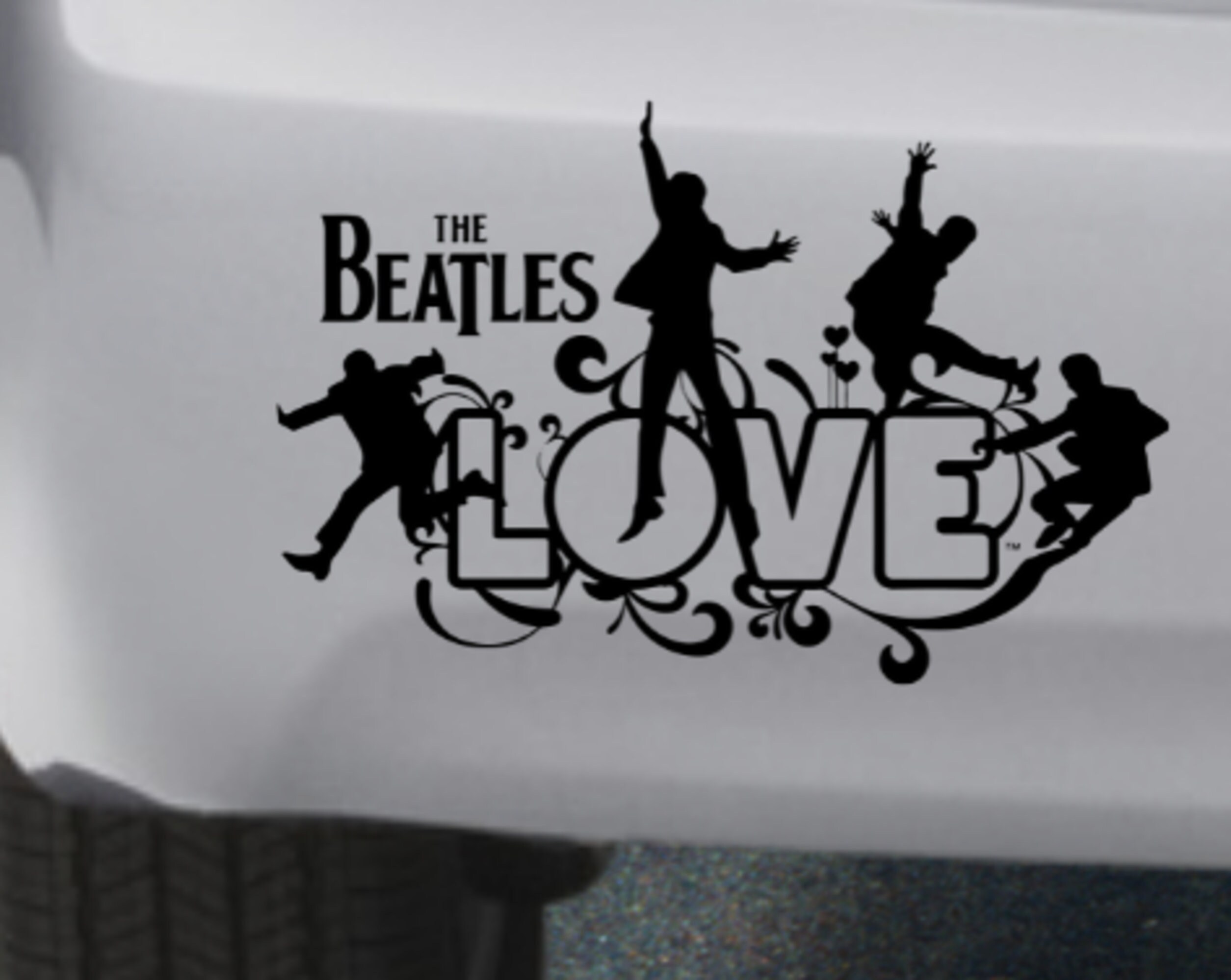 The Beatles Love Inspired Decal Beatles Custom Decal Choose - Etsy