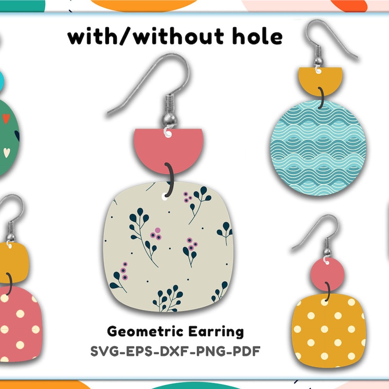 Earring Svg - Etsy
