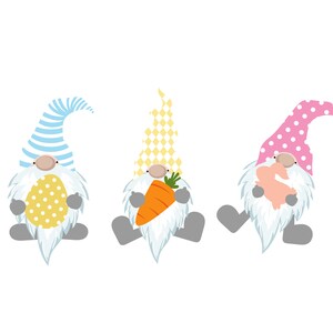 Easter Gnomes Svg, Easter Svg, Gnome Svg, Dxf, Png, Easter Clipart ...