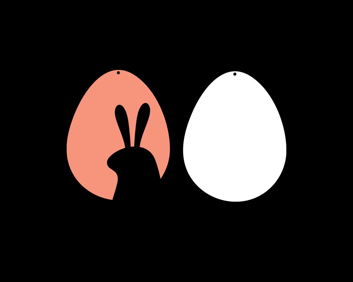 Easter Earring Svg Bunnies Earrings Svg Easter Bunny Earring | Etsy