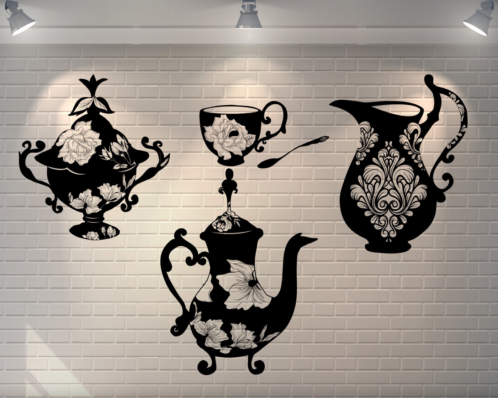 Coffee Tea Svg, Cup Svg Bundle Clipart Cut Files, England Svg, Alice in ...