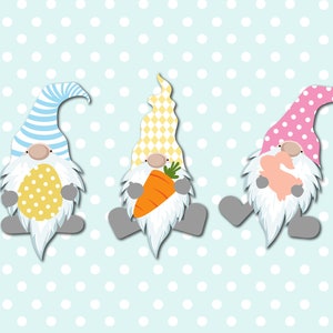Easter Gnomes Svg, Easter Svg, Gnome Svg, Dxf, Png, Easter Clipart ...