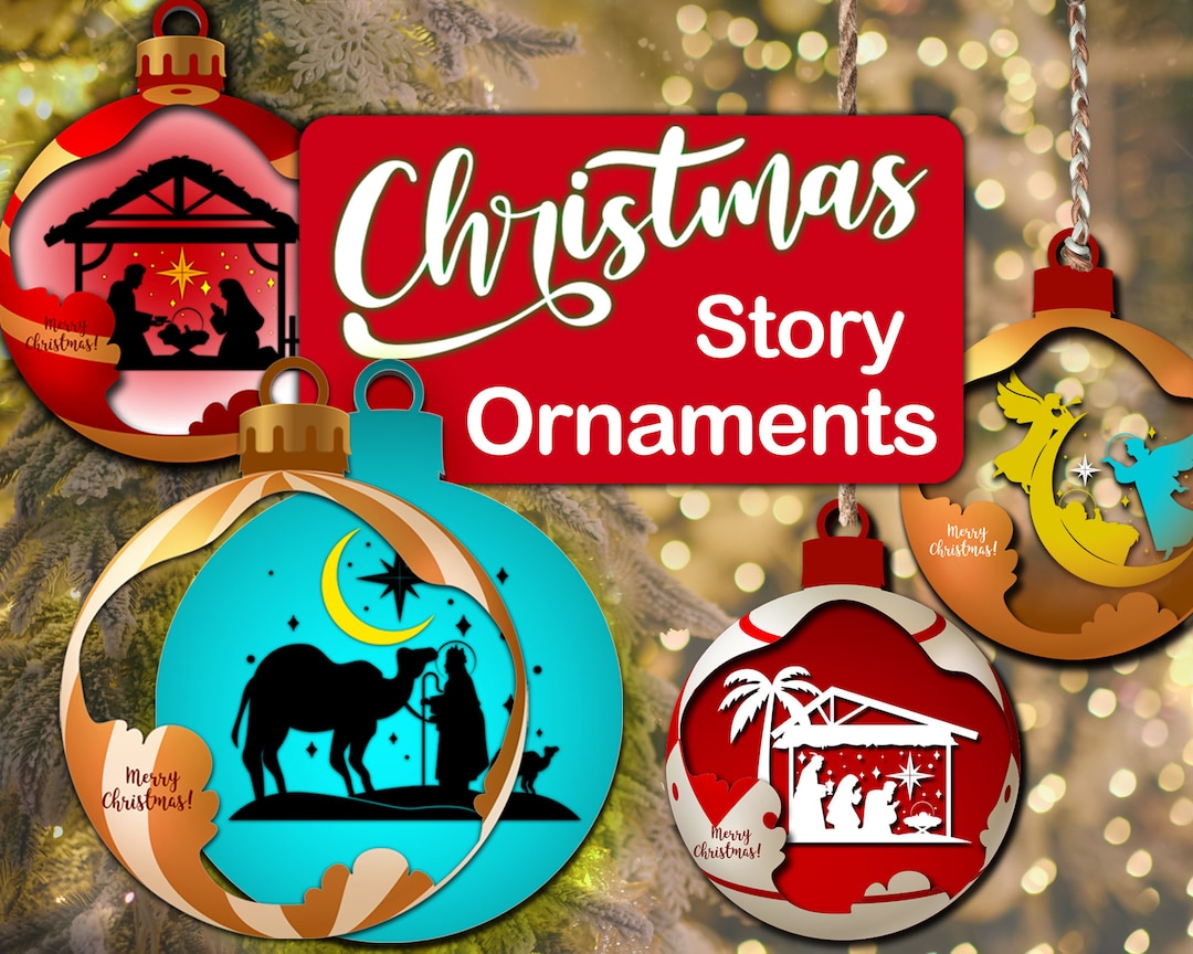 The Christmas Story Ornaments Svg Christmas Tree Toys SVG Bundle Laser ...