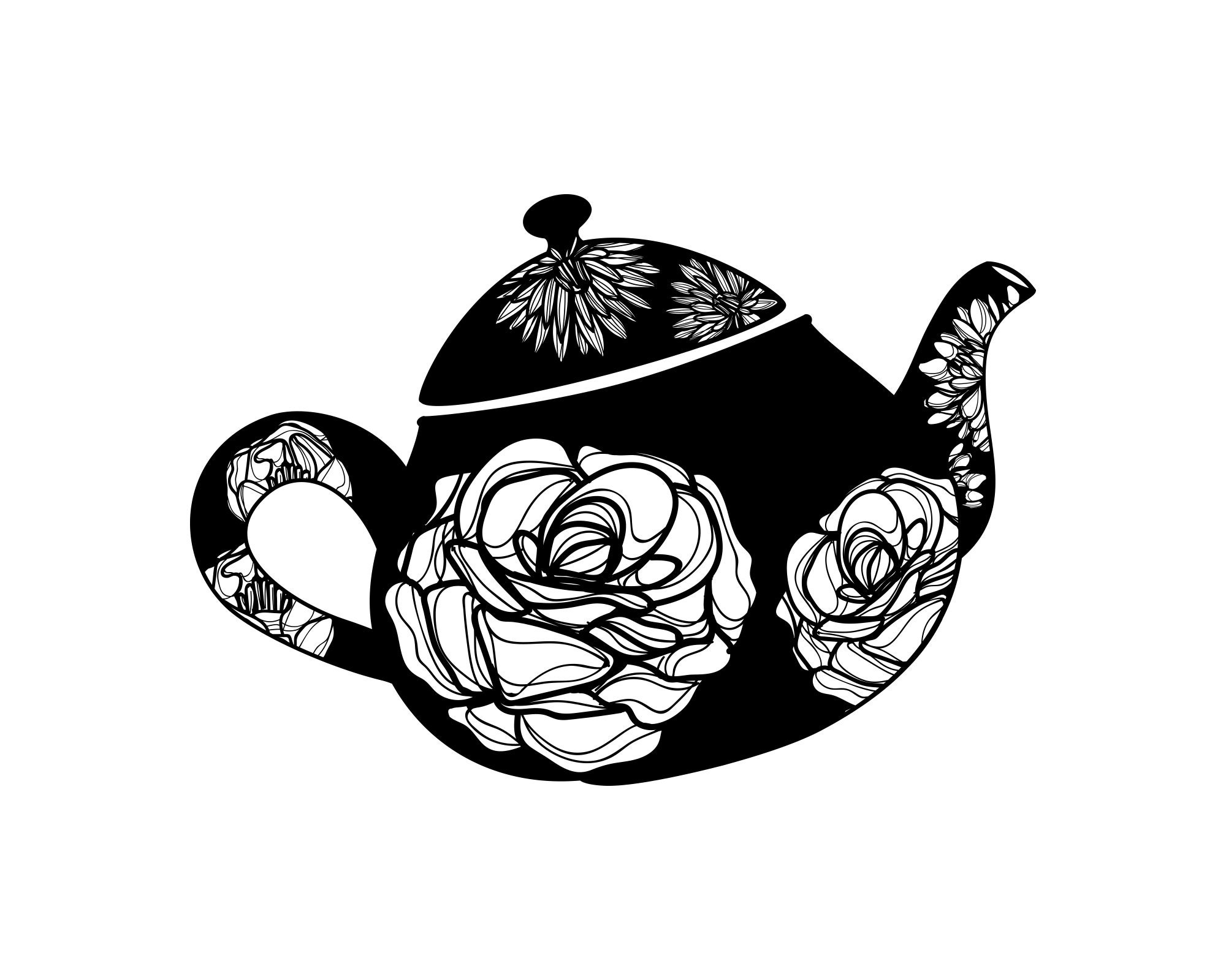 Kaffee Tee Svg Tasse Svg Bundle Teekanne Clipart Cut Files | Etsy ...