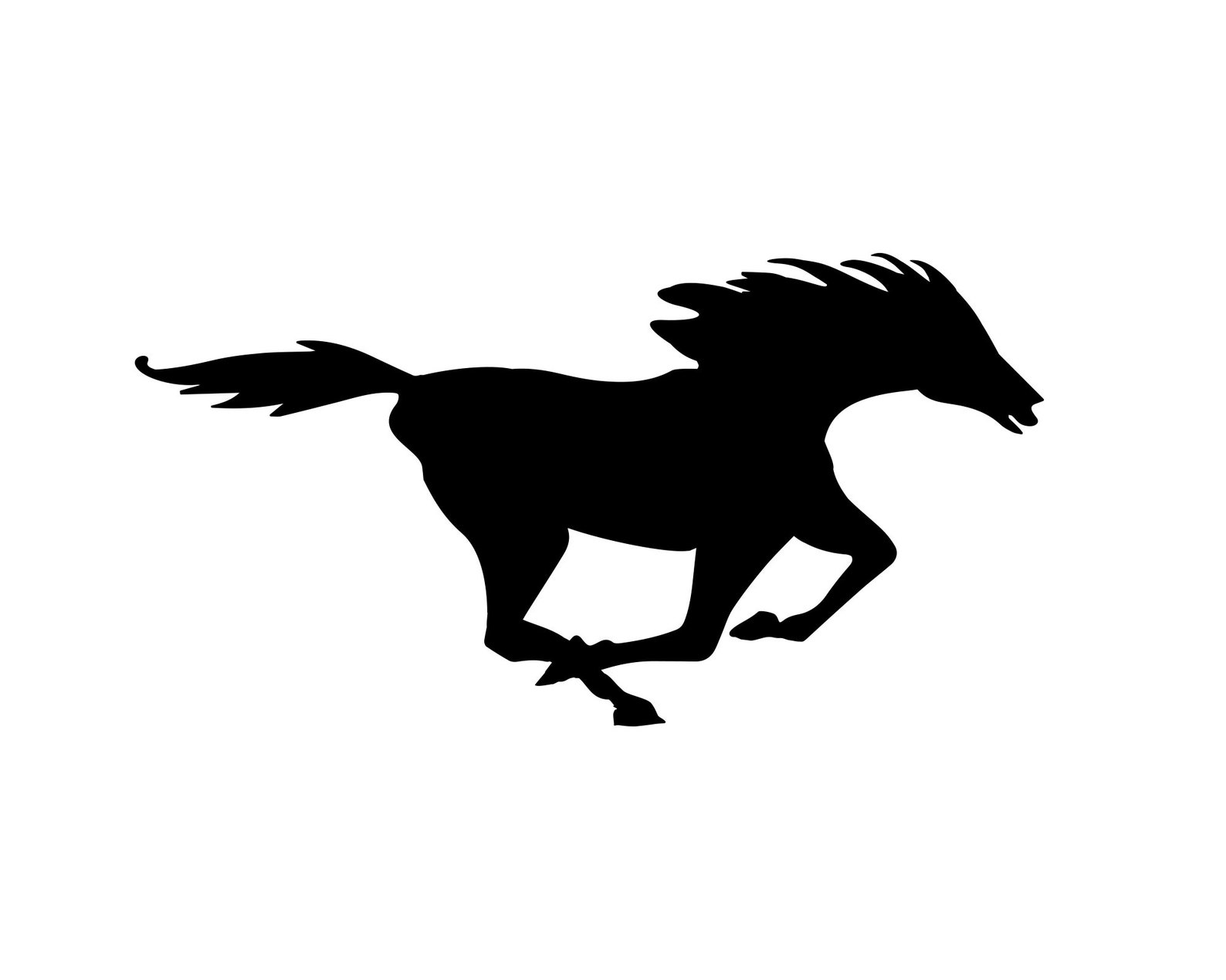 Mustangs High School Mascot SVG Digital Cut File Mustang - Etsy