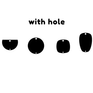 Geometric Earring Svgwith Hole Handcrafted Jewellery Cut | Etsy