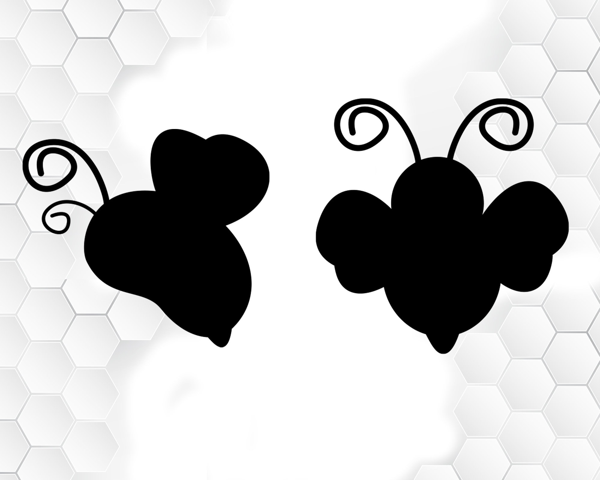 Bee Svg Honeybee Svg Cut File Craft File Template Vector - Etsy