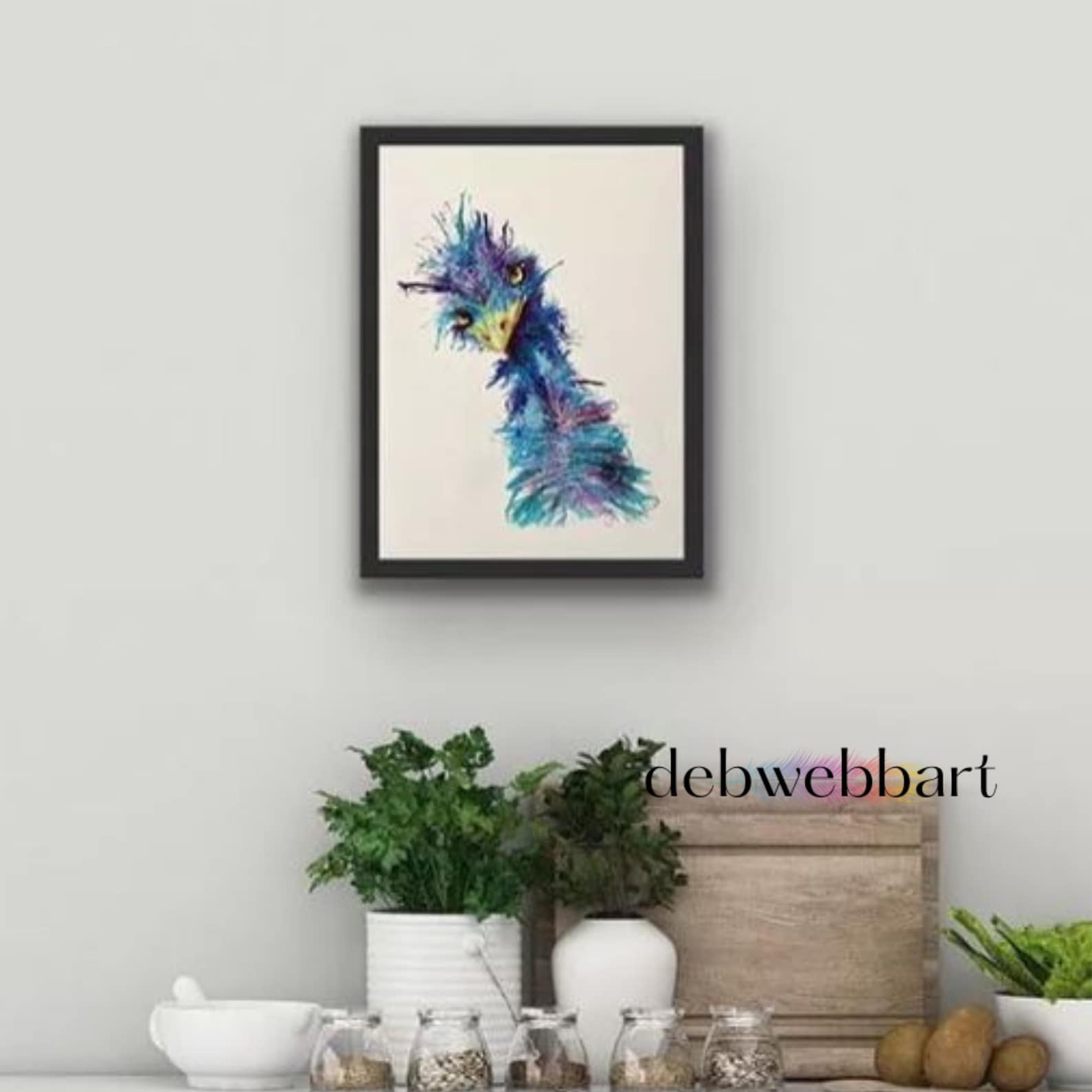 Emulicious! Colourful Emu, Quirky Emu, Abstract Emu, Emu Art - Etsy ...