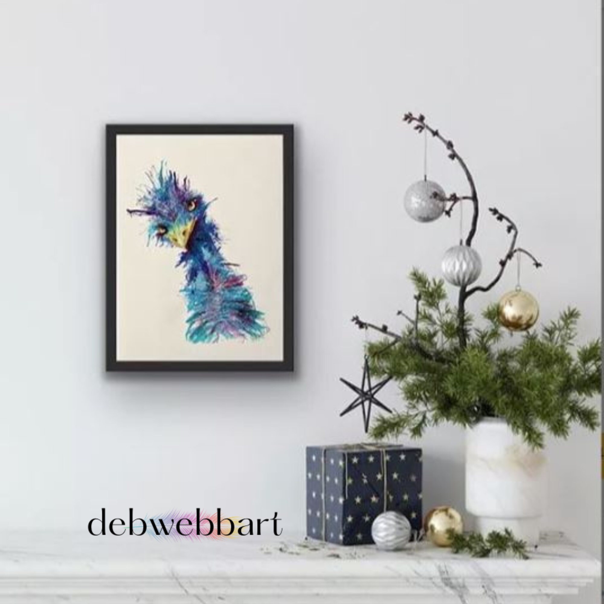 Emulicious! Colourful Emu, Quirky Emu, Abstract Emu, Emu Art - Etsy ...