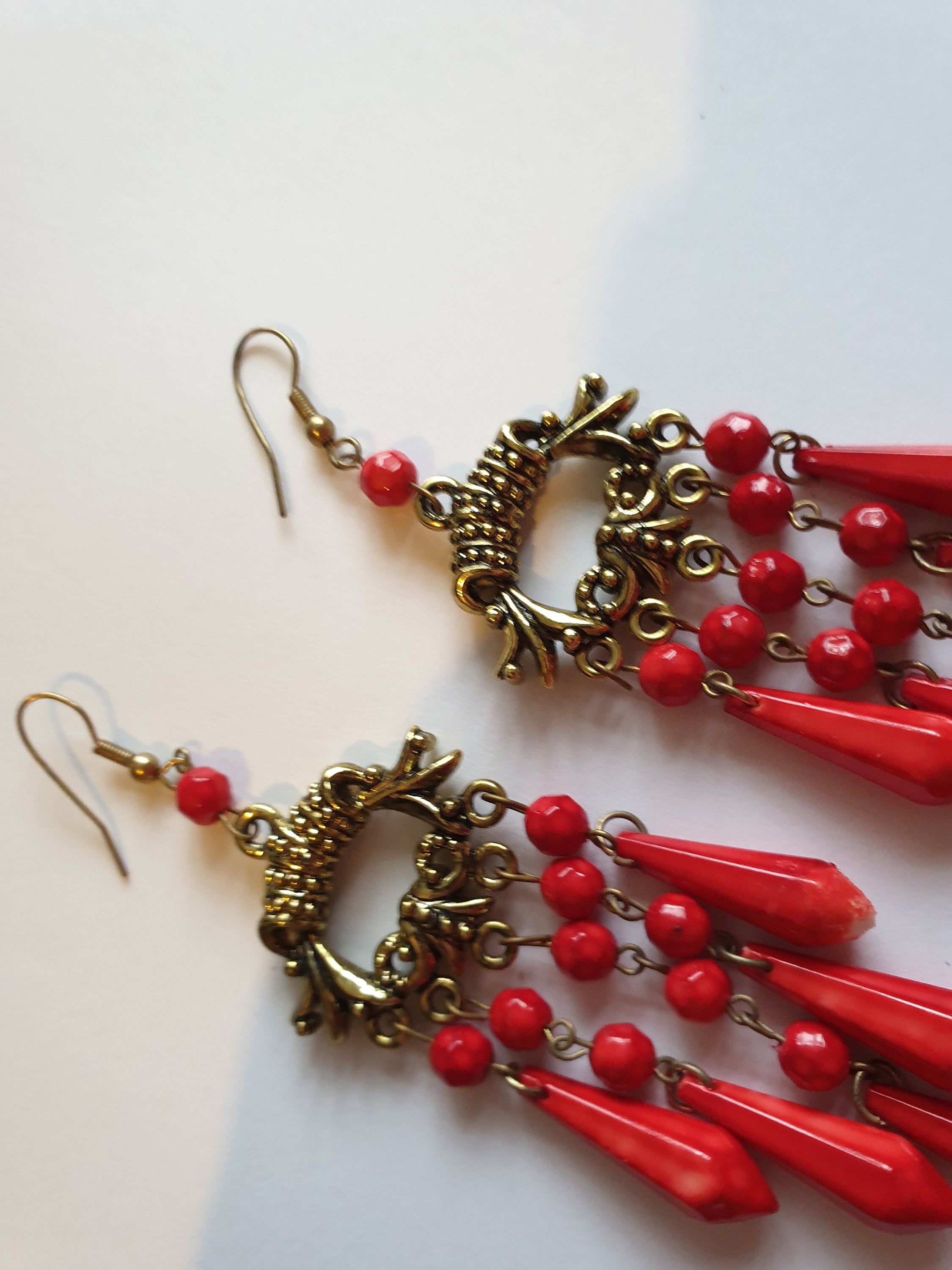 Rojo eléctrico 10cm para orejas perforadas - Etsy España