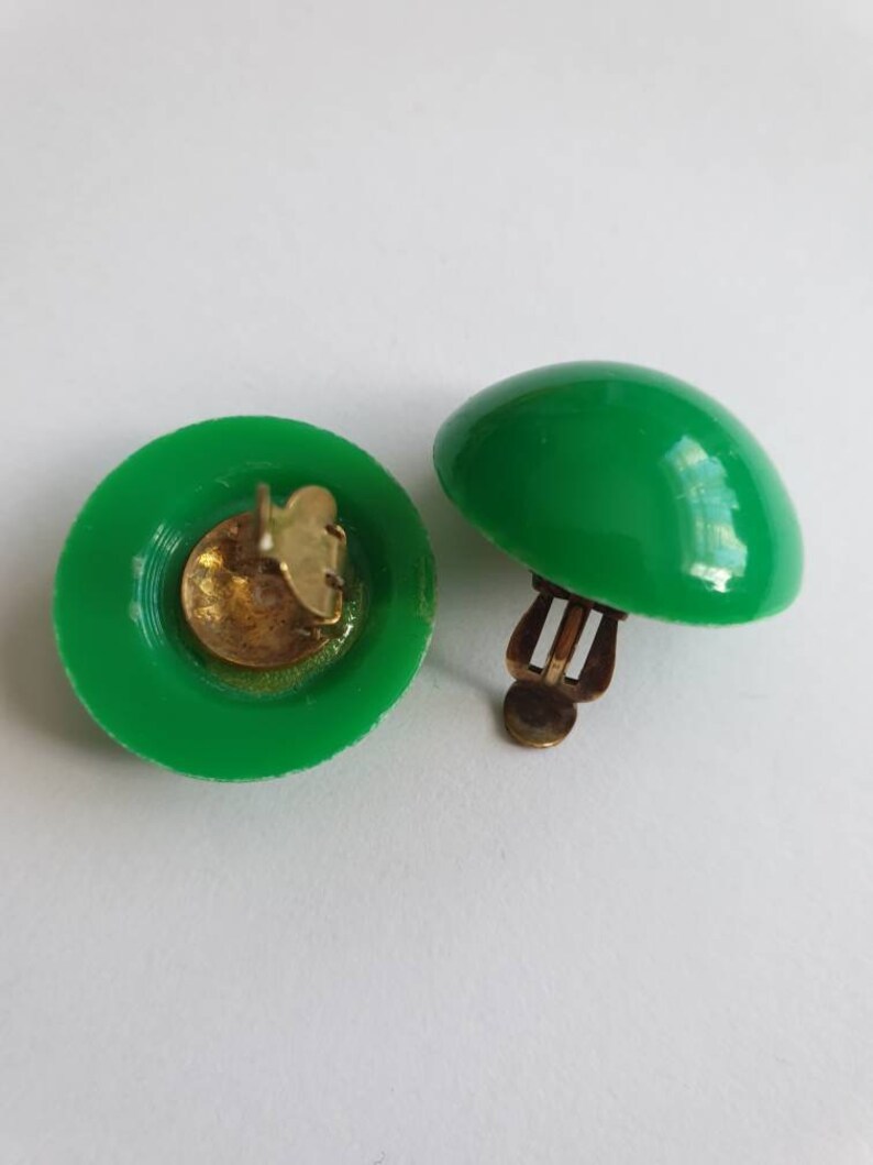 Bright Green 2cm Buttons Resin High Gloss Finish - Etsy