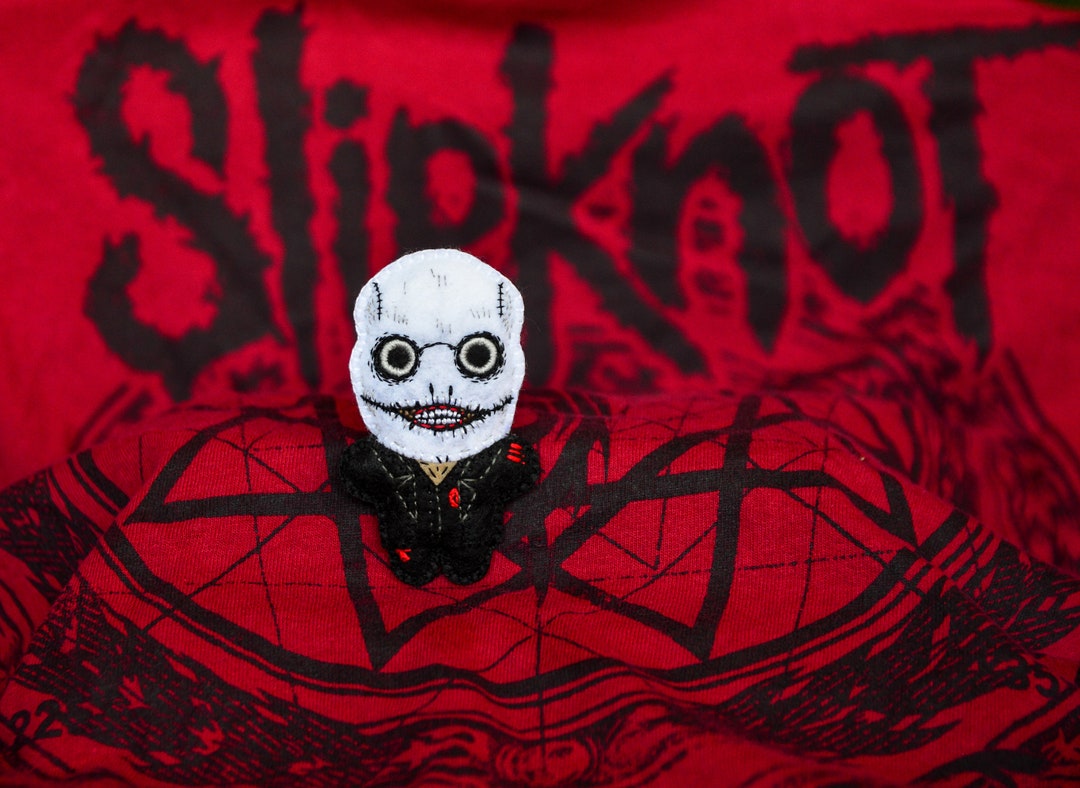 Slipknot Corey Taylor Mask Art Keychain Doll Maggot Creepy Cute Horror ...
