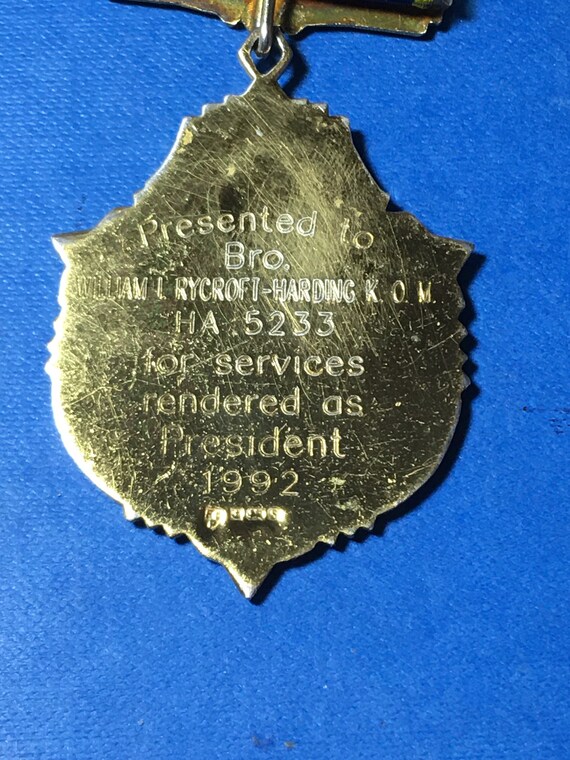 Masonic. Stunning. Sterling Silver Gilt & Enamel. Jew… - Gem