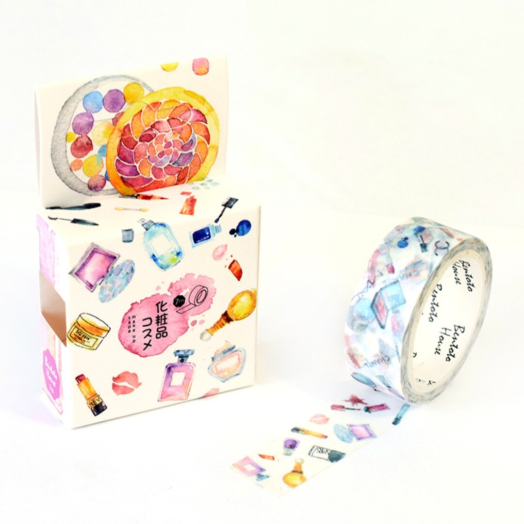 Washi Tape With Pastel Perfume Design and 7m Long and 15mm Thick - Etsy