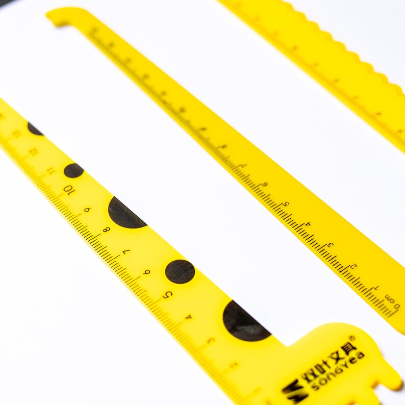 Yellow Animal Shaped Ruler Daily Ruler School Ruler - Etsy