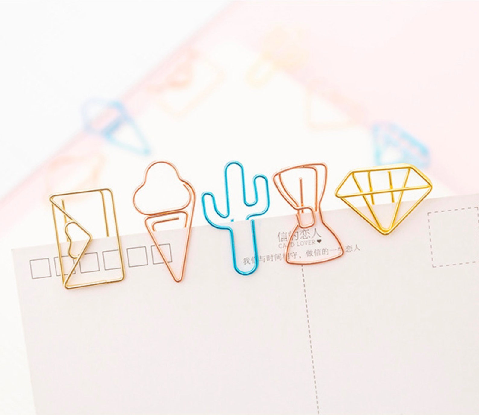 10 Paperclips Set for Any Accession in 5 Different Colours | Etsy