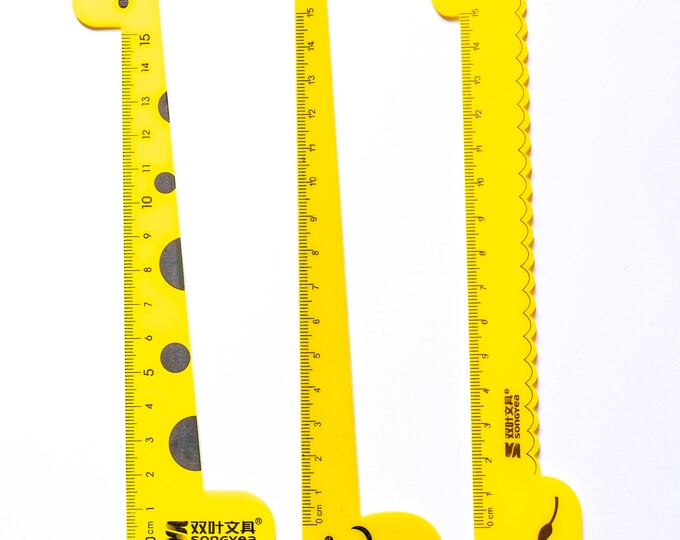 Yellow Animal Shaped Ruler Daily Ruler School Ruler Ruler for Kids - Etsy