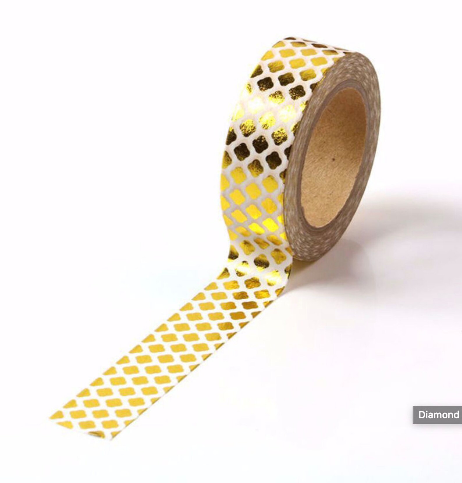 Pattern Gold Foil Washi Tape / Golden Masking Tape / Gold - Etsy España